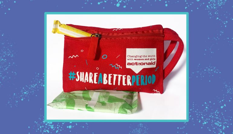 Sign up for a free period pouch | ActionAid UK